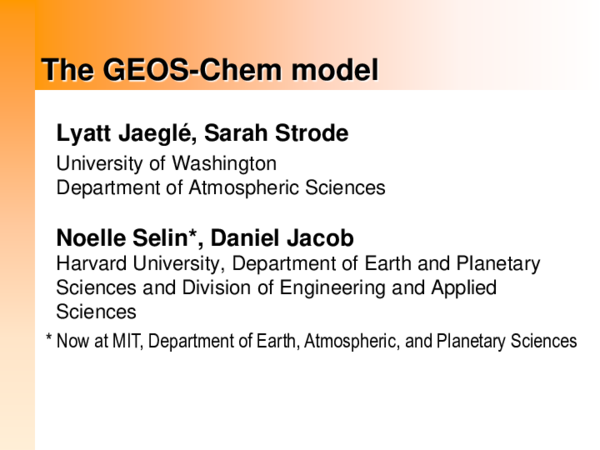 (PDF) The Geos-Chem model