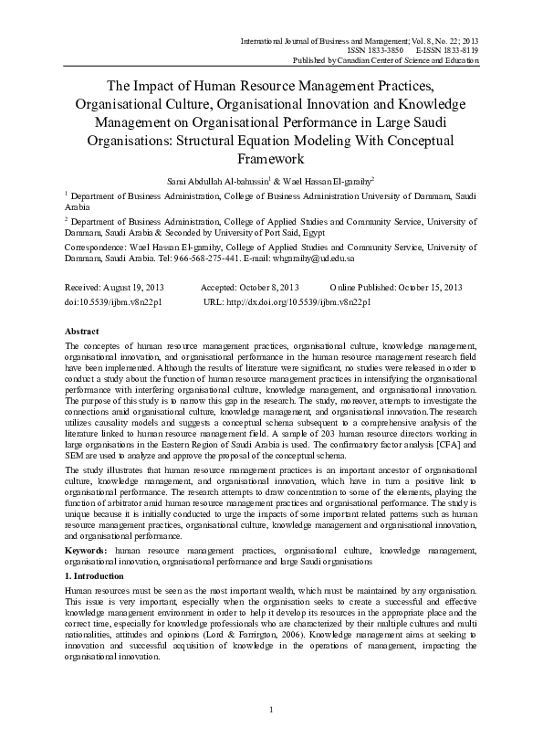 Pdf The Impact Of Human Resource Management Practices On Turnover Productivity And Corporate