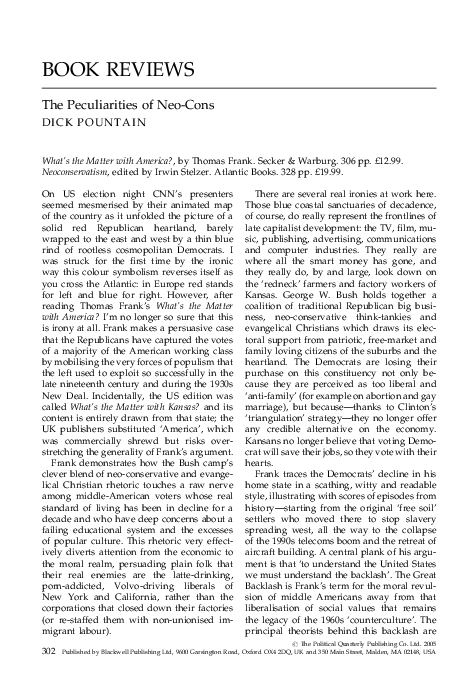 (PDF) The Peculiarities of Neo-Cons