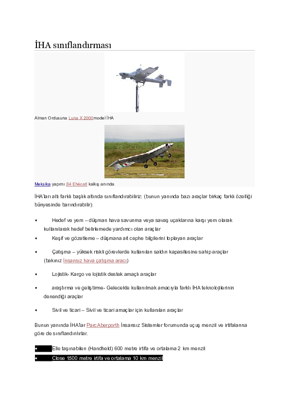 (DOC) Iha genel döküman