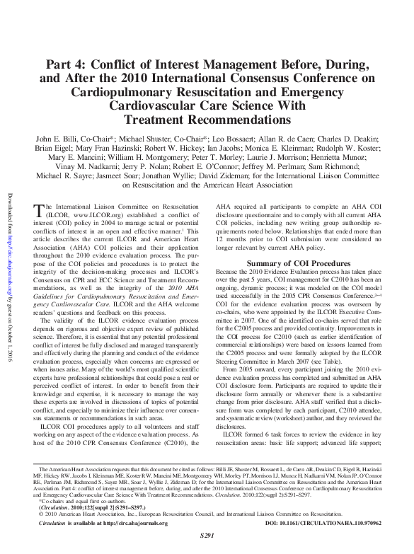 (PDF) Part 4: Conflict of interest management before, during, and after the 2010 International ...