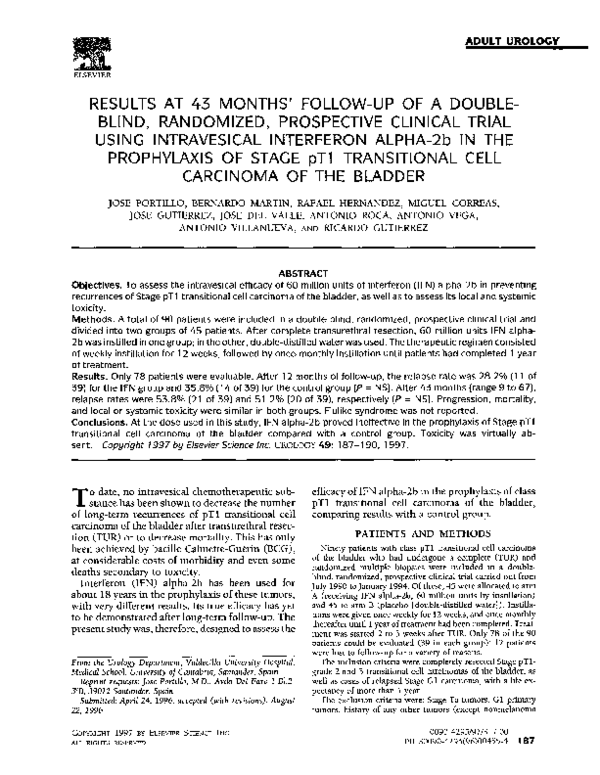 (PDF) Results at 43 months' follow-up of a doubleblind, randomized ...