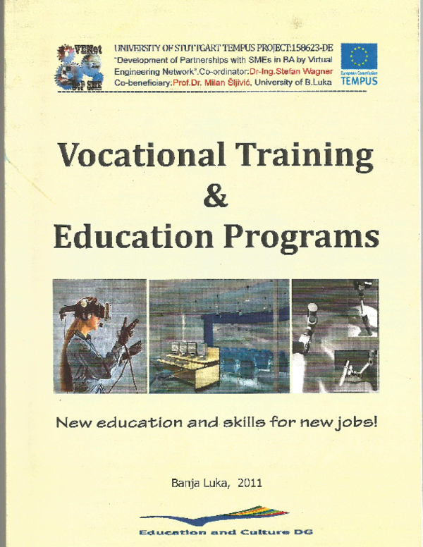 (PDF) Vocational Training & Education Programs