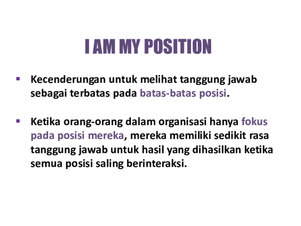 (PDF) I AM MY POSITION