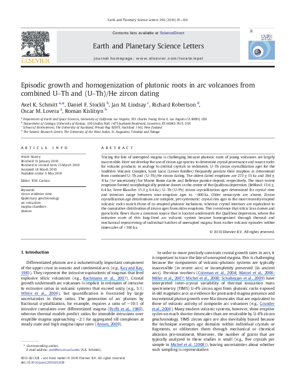 (PDF) Episodic growth and homogenization of plutonic roots in arc ...
