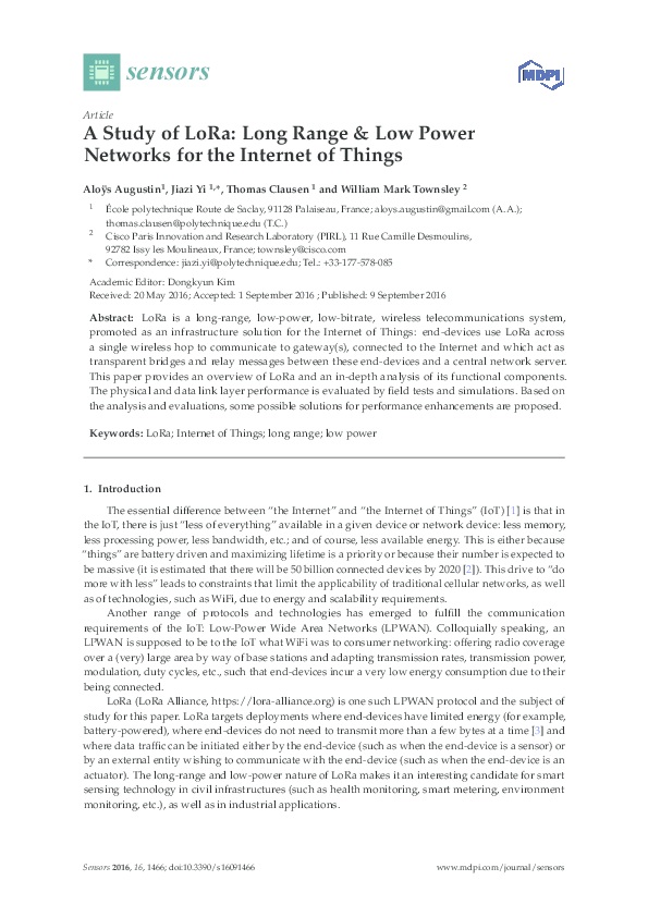 Nb Iot Vs Lora