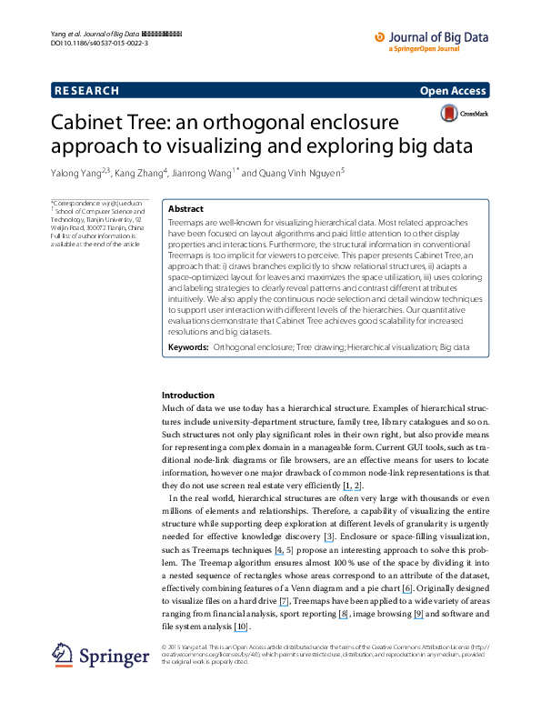 (PDF) Cabinet Tree: an orthogonal enclosure approach to visualizing and ...