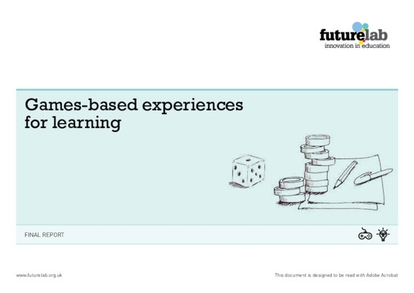 (PDF) Games-Based Experiences for Learning