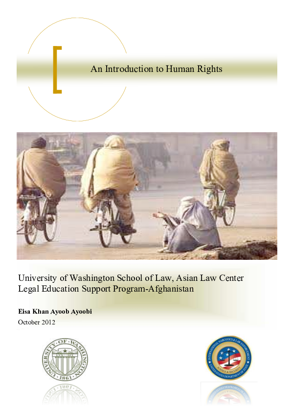(PDF) An Introduction to Human Rights: A Basic Afghanistan-centric Textbook