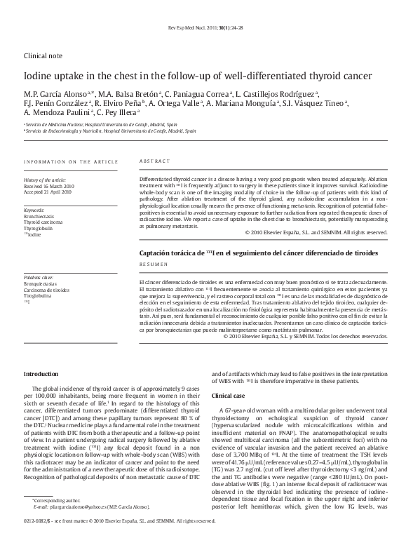 (PDF) Iodine uptake in the chest in the follow-up of well ...
