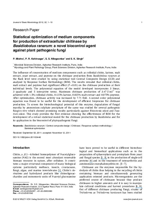 (PDF) Statistical optimization of medium components for κ-carrageenase production by Pseudomonas ...