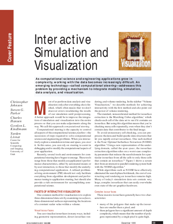 (PDF) Interactive Simulation and Visualization