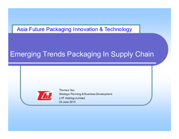 (PDF) Emerging Trends Packaging In Supply Chain Asia Future Packaging ...