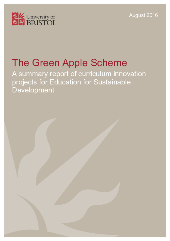 (PDF) The Green Apple Scheme: A summary report of curriculum innovation ...