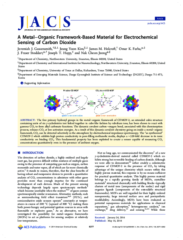 (PDF) A Metal-Organic Framework-Based Material for Electrochemical ...