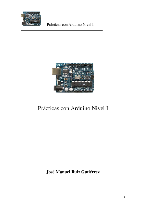 Pdf Prácticas Con Arduino Nivel I Prácticas Con Arduino Nivel I