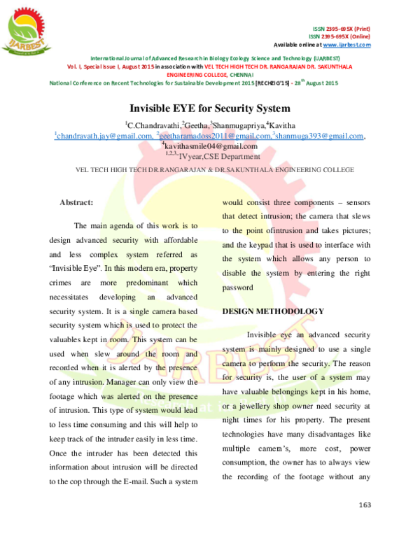 (PDF) Invisible EYE for Security System.pdf