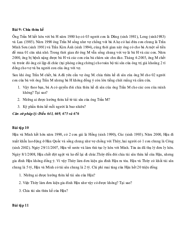 (DOC) Bai tap chia thua ke