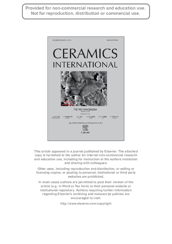 (PDF) Improvement of microstructural properties of 3Y-TZP materials by conventional and non ...