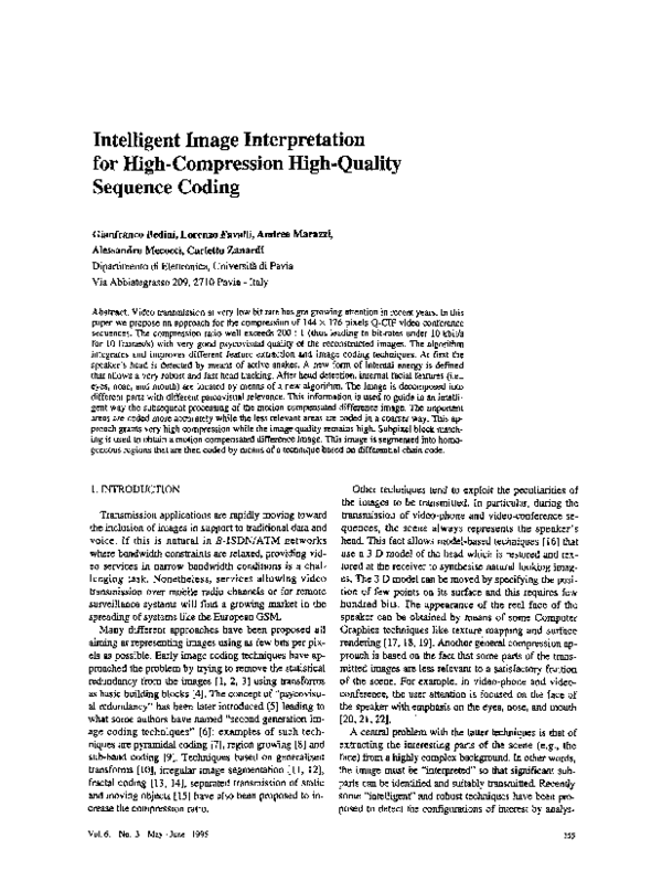 (PDF) Intelligent image interpretation for high-compression high ...