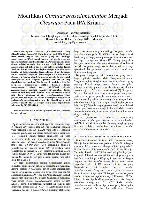 (PDF) Modifikasi bangunan PDAM