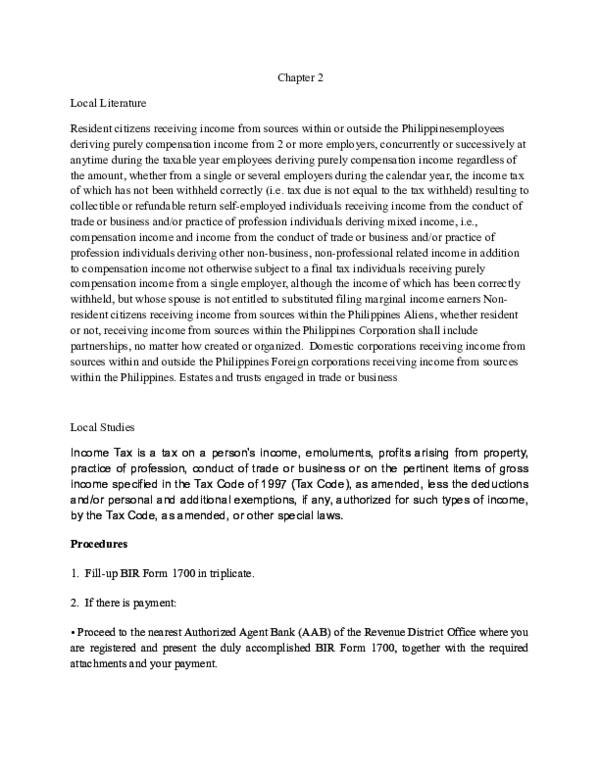 (DOC) Chapter 2 Local Literature