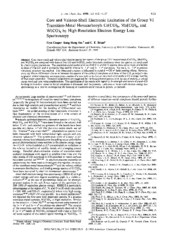 (PDF) Core and valence-shell electronic excitation of nickel ...