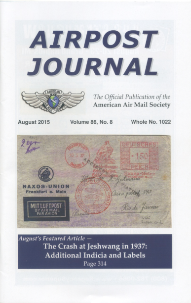 (PDF) The Crash at Jeshwang Gambia in 1937 - Additional Indicia & Labels