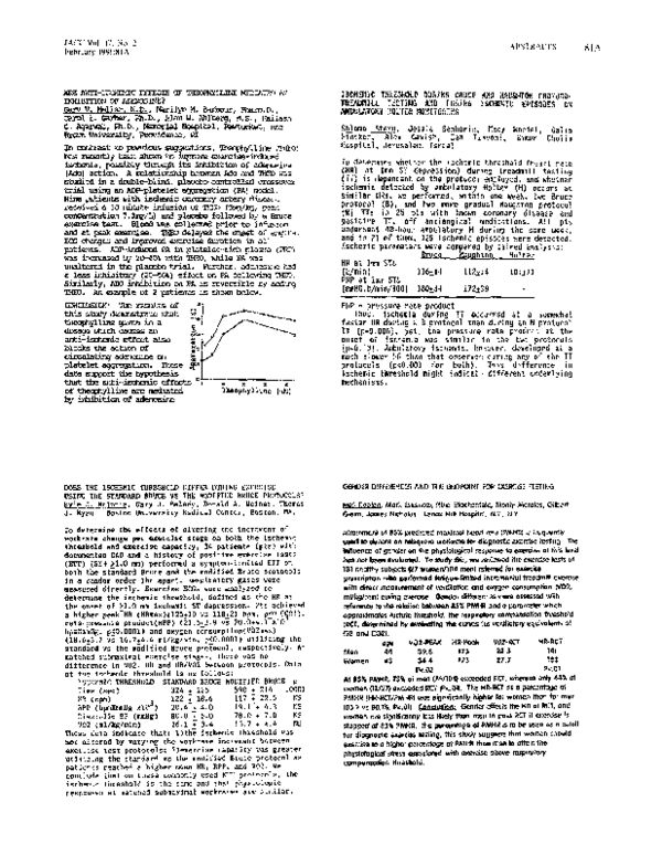 (PDF) Ischemic threshold during bruce and naughton protocol treadmill ...
