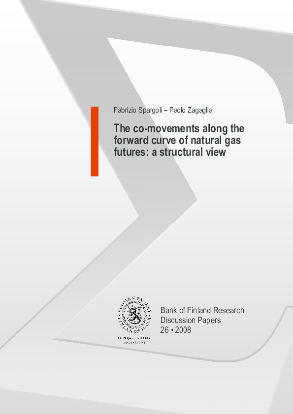 (PDF) The co-movements along the forward curve of natural gas futures ...