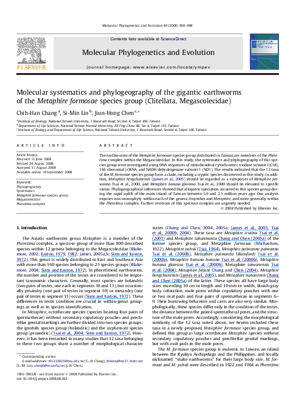 (PDF) Molecular Systematics and Phylogeography of the Genus Lagothrix ...