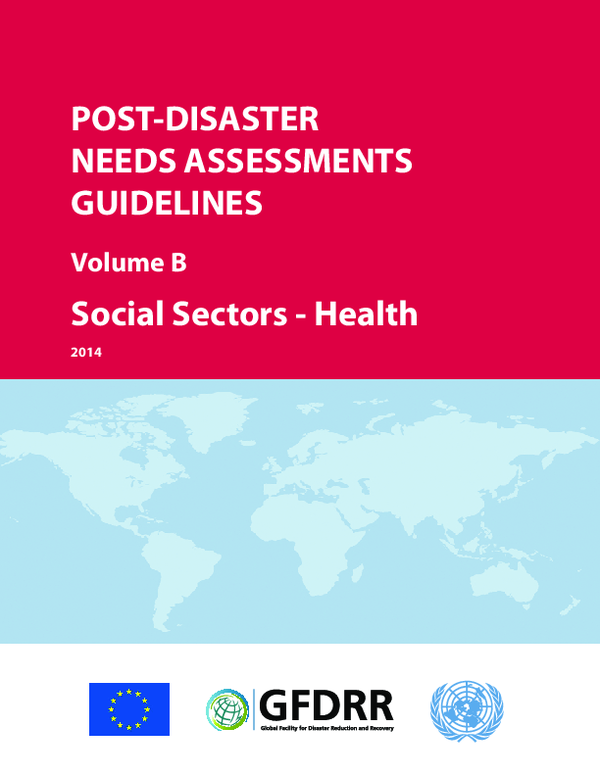 (PDF) POST-DISASTER NEEDS ASSESSMENTS GUIDELINES Social Sectors -Health