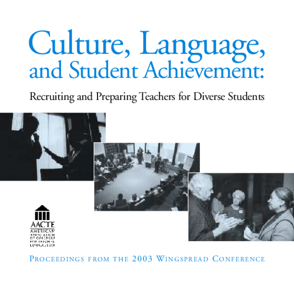 (PDF) Culture, Language, and Student Achievement: Recruiting and ...