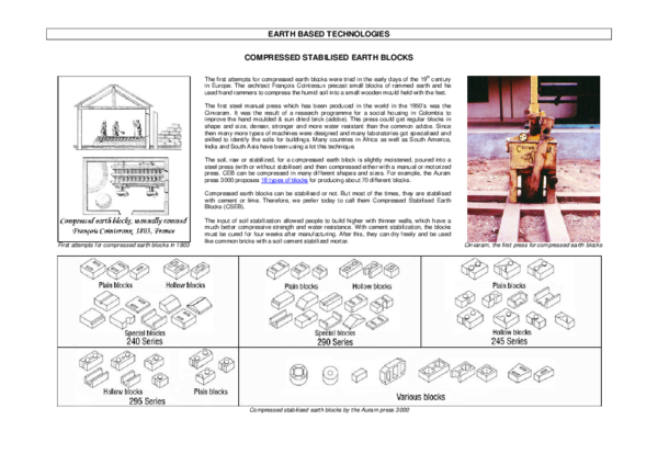 Compressed Earth Block Floor Plans Pdf | Viewfloor.co