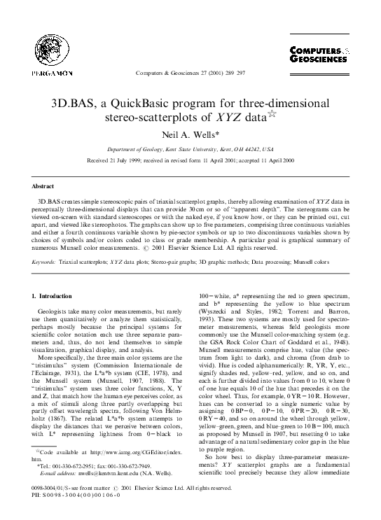 (PDF) 3D.BAS, a Quickbasic program for three-dimensional stereo ...