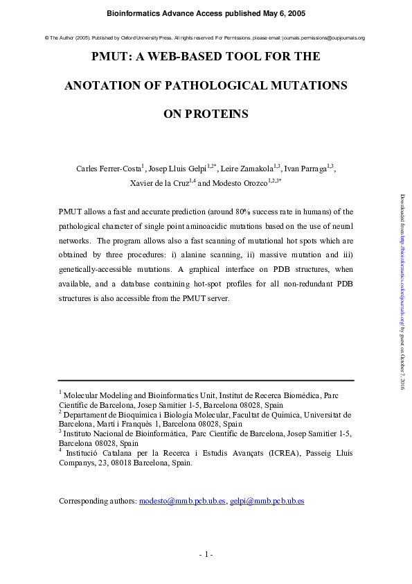 (PDF) PMUT: a web-based tool for the annotation of pathological ...