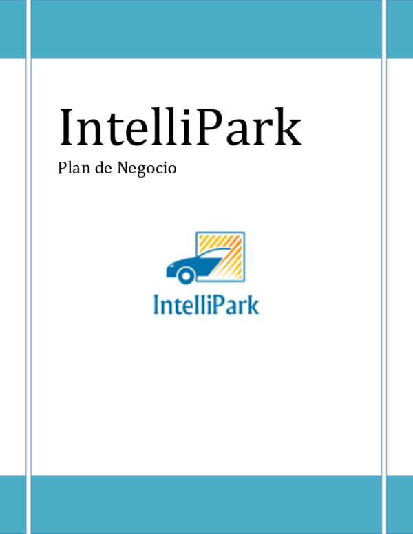 (PDF) IntelliPark Plan de Negocio