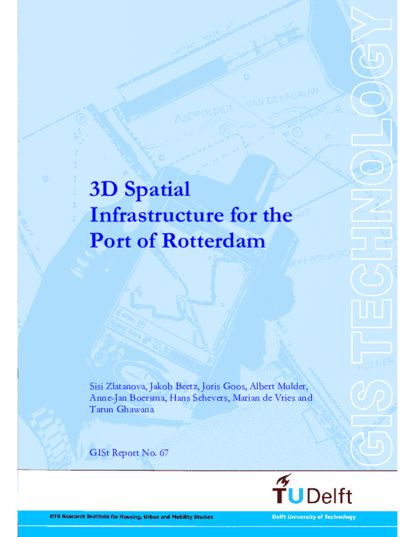 (PDF) 3D Spatial Infrastructure for the Port of Rotterdam