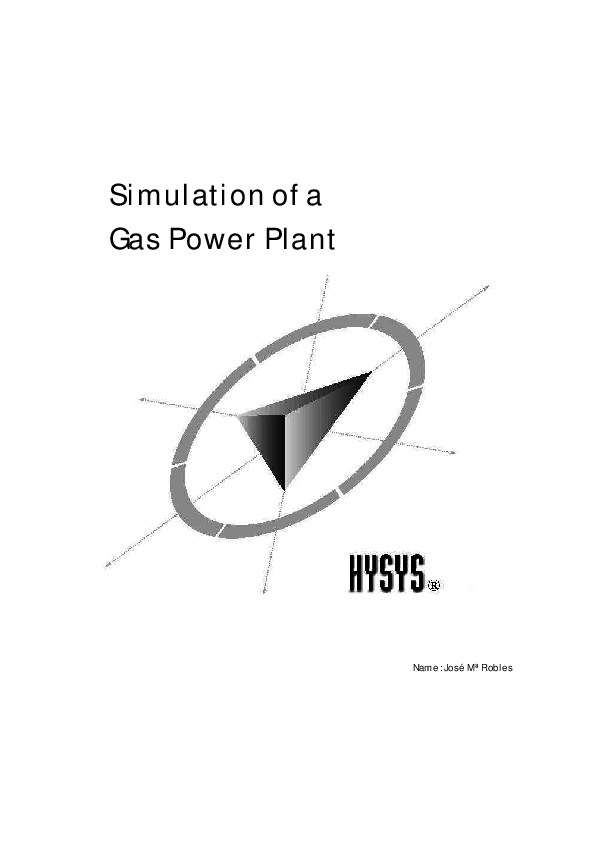 (PDF) Simulation of a Gas Power Plant