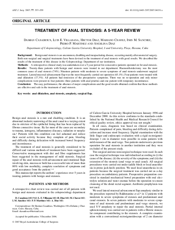 (PDF) Bilateral Rotational S Flap Technique for Preventing Restenosis ...