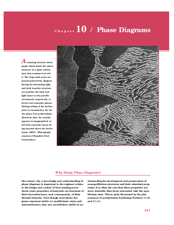 (PDF) C h a p t e r 10 / Phase Diagrams
