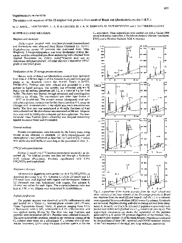 (PDF) The amino-acid sequence of the 2S sulphur-rich proteins from ...
