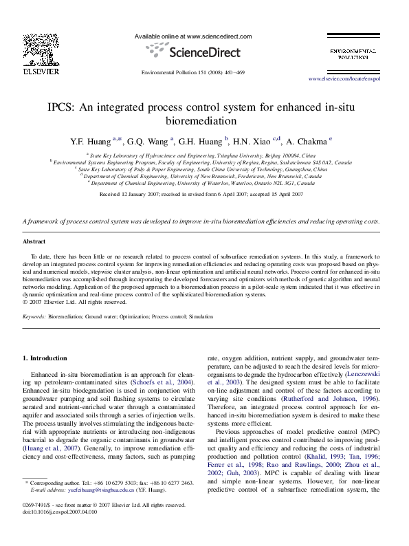 (PDF) IPCS: An integrated process control system for enhanced in-situ ...