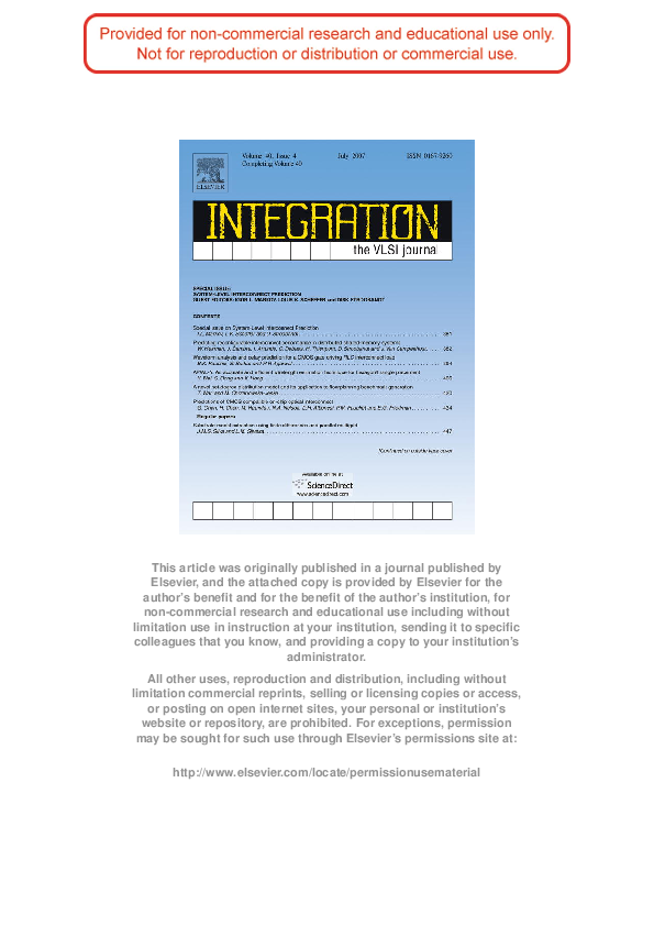 (PDF) Predictions of CMOS compatible on-chip optical interconnect