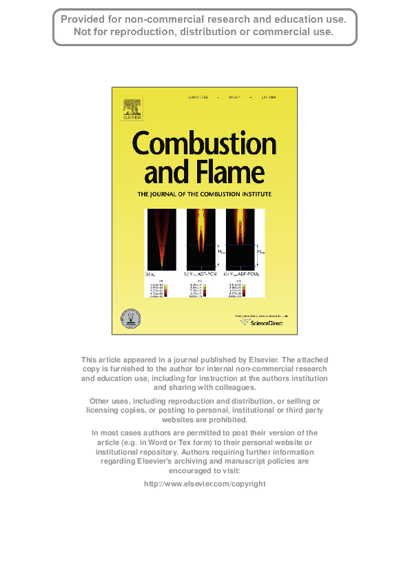 (PDF) An experimental and kinetic modeling study of premixed nitromethane flames at low pressure