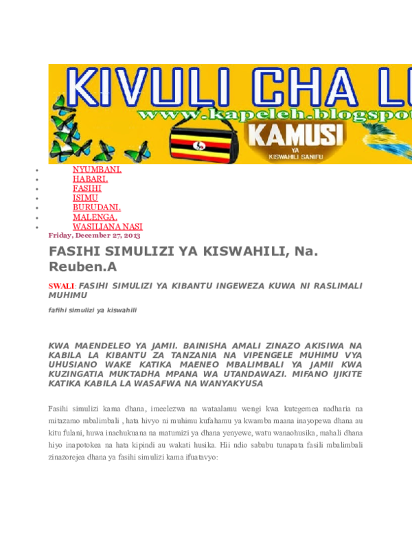 (DOC) Matambiko wanyaki