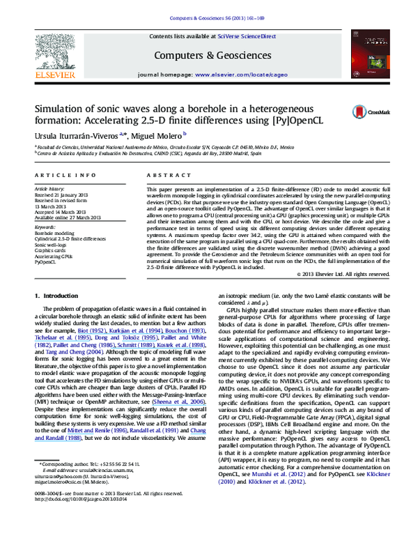 (PDF) Simulation of wireline sonic logging measurements acquired with Borehole–Eccentered tools ...