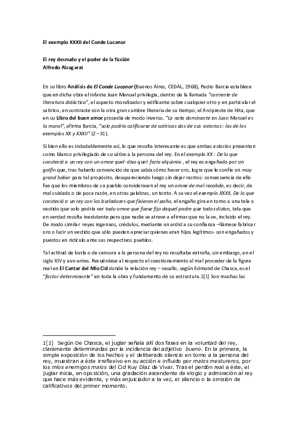 (PDF) El exemplo XXXII del Conde Lucanor