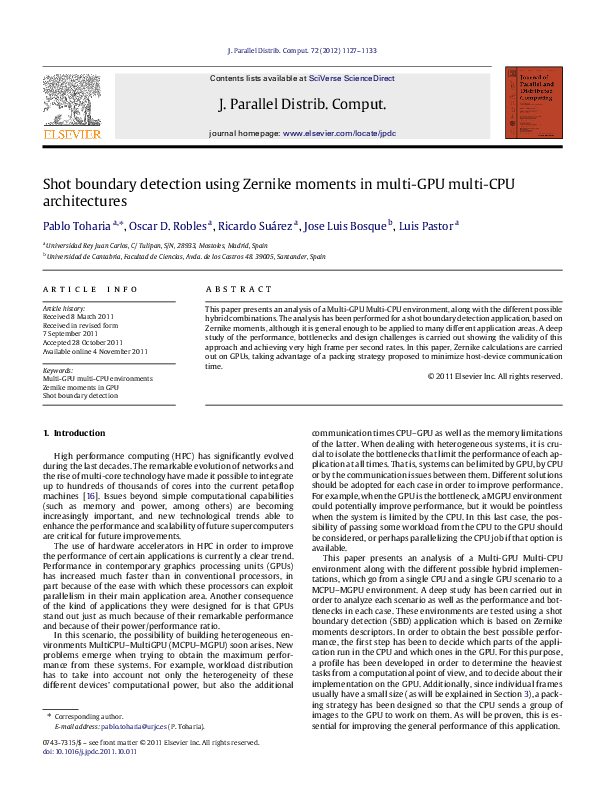 (PDF) Shot boundary detection using Zernike moments in multi-GPU multi ...