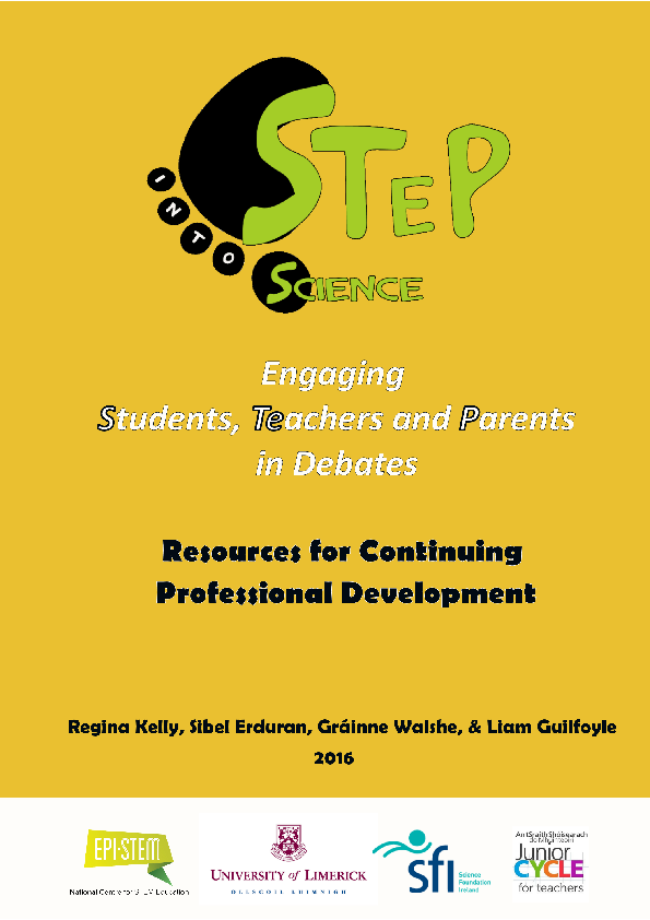 (PDF) STeP into Science: Engaging Students, Teachers and Parents in Debates